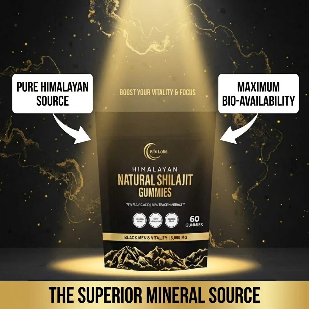 Pure Himalayan Shilajit Gummies – Elix Labs Shilajit